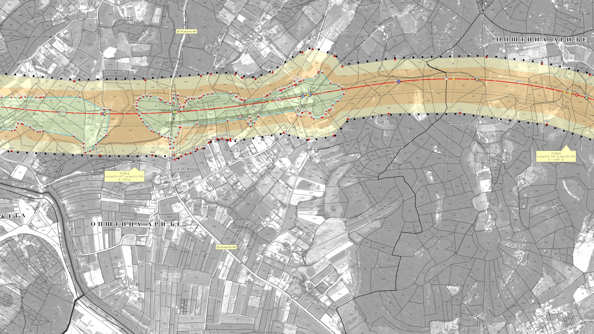 Poznata trasa auto-puta kroz Arilje – Lokal Info